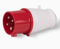 China 380v 4x16 16A Industrial Plug 3p+e Waterproof Male Industrial Power Plug for sale