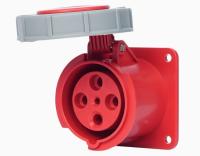 China 4 Outlets 63A IP67 Industrail Waterproof Socket 3pin 4in 5pin Exposed And Concealed Sockets for sale