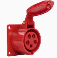 China 5X32 IP67 Industrial Plugs And Sockets 5 Pole 32A 63A Waterproof Sockets For Insudtrial for sale