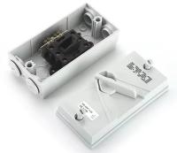 China UKF type 440VAC IP65 Weatherproof Protected Isolator Switch  20A 35A 63A ourdoor switch for sale