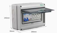 China HT-8 8Ways Plastic Open Box Outdoor Waterproof Switch Box 8-circuitair Distribution Box for sale