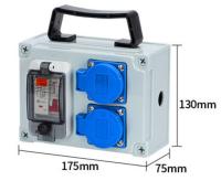 China 220V 16A Mobile Outdoor Waterproof Industrial Socket Box 380V 32A Portable Power Box for sale