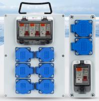 China IP65 Plastic hand-held Waterproof Distribution Box Outdoor Portable Electric Box 16A 32A 63A for sale