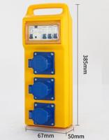 China portable Industrial power Boxes with Socket and MCB waterproof outlet Distribution box for sale