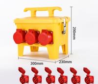 China IP67 Portable Overhaul Power Box With Socket Waterproof Construction Site Distribution Box for sale