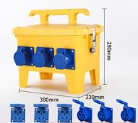 China IP67 Portable Overhaul Power Box With Socket Waterproof Construction Site Distribution Box for sale