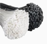 China 300mm Multi Purpose Disposable Nylon Cable Tie White 250mm Plastic Self Locking Tie for sale