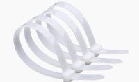 China 300mm Multi Purpose Disposable Nylon Cable Tie White 250mm Plastic Self Locking Tie for sale