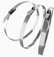 China 4.6*500 304 Stainless Steel Wire Ties For Bundling Industrial High Temperature Resistant Cable Ties for sale