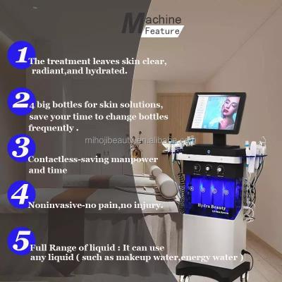 China Vertical Professional Hydrafacial Machine Deep Cleaning 14+3 Hydration Facial Machine for sale