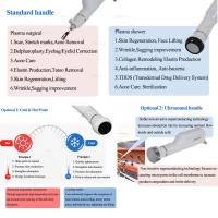 China Desktop Plasma Facial Machine 2 In 1 For Face Lifting And Acne Treatment for sale