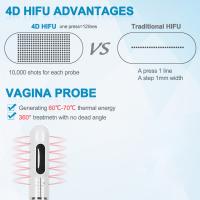 China M001 Desktop 4D HIFU Beauty Machine 2 Handles Ultrasonic Focus Hifu Body Machine for sale