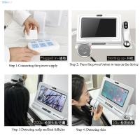 China Professional 11 Inch Touch Screen Hair Analysis Machine for Salon and Beauty Center for sale