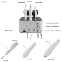 China 3 Handles 25W Anti Wrinkle Cold Plasma Machine For Skin Rejuvenation for sale