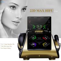 China Hifu 22d Max Machine Portable Hifu 7d Cartridge For Face And Body Spa Machine for sale
