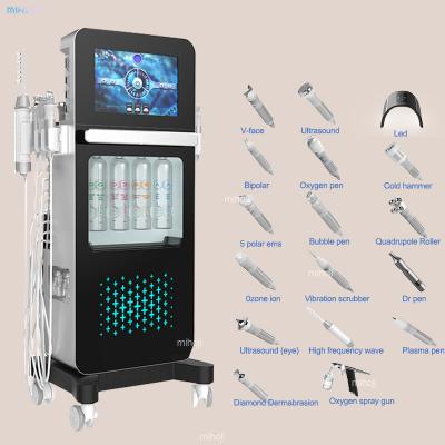 China 17 in 1 Hydro Facial Machine with 12.1 Inch LCD Touch Screen for sale
