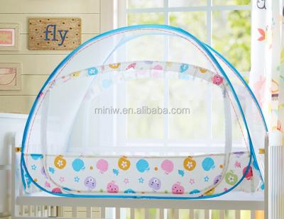 China Easy Folding Baby Crib Mosquito Net with 45-100cm Width Options and 80% Dust Reduction Terylene Mesh for sale