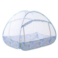 China Pop-Up Baby Crib Tent with Steel Wire Frame - 45cm to 100cm Width Options for Mosquito Protection for sale