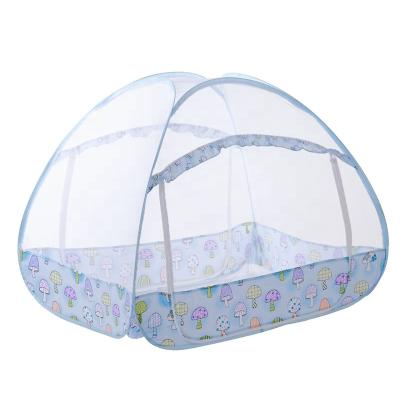 China Pop-Up Baby Crib Tent with Steel Wire Frame - 45cm to 100cm Width Options for Mosquito Protection for sale
