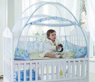 China K&E Pop-Up Baby Crib Tent with 80% Dust Reduction - 45cm to 100cm Width Options in Custom Colors for sale