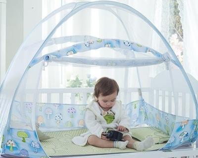 China K&E Crib Tent Safety Net - 45-100cm Width Options with 80% Dust Reduction Mesh for Baby Protection for sale