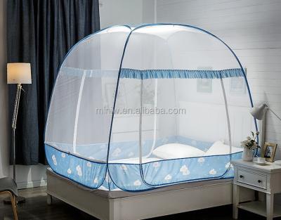 China Folding Anti-Mosquito Bed Net Free Standing Design 150-250cm Width Options Terylene Mesh Protection for sale