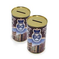 China Children Charity Paper Piggy Bank Tube Recyclable Paper Coin Storage Can for sale