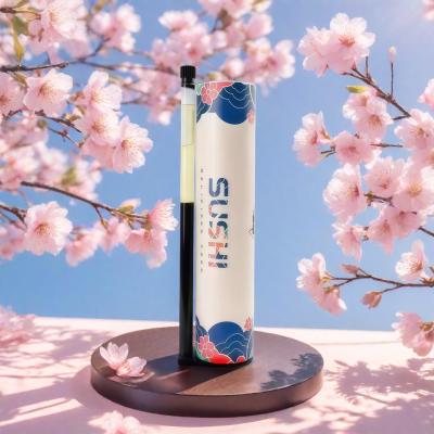 China Custom Disposable Food Grade Sushi Push Up Pop Tube Sushi Cylinder Paper Tube for sale