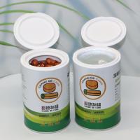 China Powder Kraft Box Plastic Cover Seasoning Paper Cans Aluminum Bottom Lid for sale