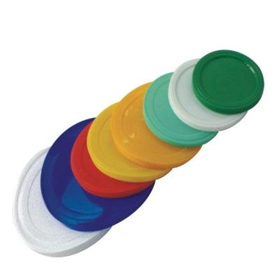 China Custom Paper Tube Accessories Plastic Can Caps Dust Proof Moisture Proof for sale