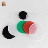 China Custom Paper Tube Accessories Plastic Can Caps Dust Proof Moisture Proof for sale