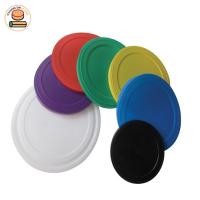 China Custom Paper Tube Accessories Plastic Can Caps Dust Proof Moisture Proof for sale