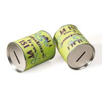 China Reusable Children's Piggy Bank Composite Tinplate Paper for sale