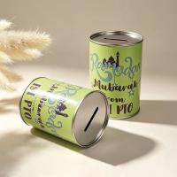 China Reusable Children's Piggy Bank Composite Tinplate Paper for sale