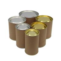 China Tinplate Metal Tin Lid Ends For Kraft Paper Can Bottle Composite Paperboard Tube for sale