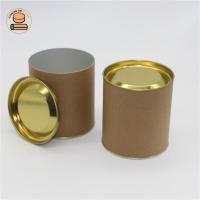 China Tinplate Metal Tin Lid Ends For Kraft Paper Can Bottle Composite Paperboard Tube for sale