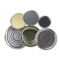 China Custom Food Grade Tinplate Aluminum Bottoms For Paper Cans Metal Cans for sale