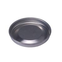 China 99mm Removable Top Metal Lid Cap Plug Tinplate Can Lid For Wine Paper Tube for sale