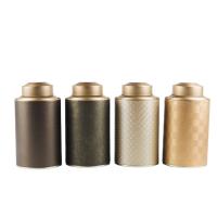China Round Paper Cardboard Cylinder Gift Boxes Gift Box Packaging For Tea Coffee Bean for sale
