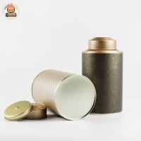 China Round Paper Cardboard Cylinder Gift Boxes Gift Box Packaging For Tea Coffee Bean for sale