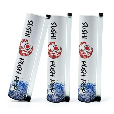 China OEM Compostable Sushi Push Up Pop Tube Packaging Greaseproof Lined for sale
