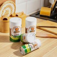 China Powder Kraft Box Plastic Cover Seasoning Paper Cans Aluminum Bottom Lid for sale