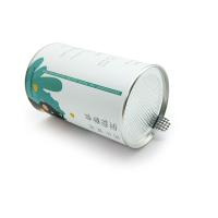 China Aluminum Foil Lined Round Cardboard Paper Tube Cans Airtight Food Packaging for sale