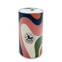 China Easy Tear Large Paper Cans For Storing Puffed Snacks Daily Necessities for sale