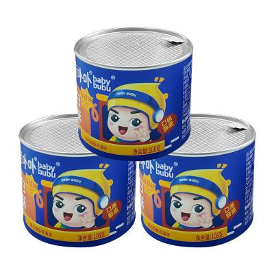 China Snacks Composite Kraft Paper Tube Food Grade Easy Peel Aluminum Foil Lid for sale