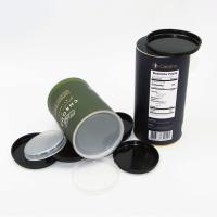 China Cylindrical Paper Can Round Plastic Lids 73mm 83mm 99mm 126.5mm for sale