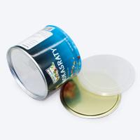 China Aluminum Easy Peel Off Lid Paper Can Food Grade Sealed Cylindrical Paper Can for sale