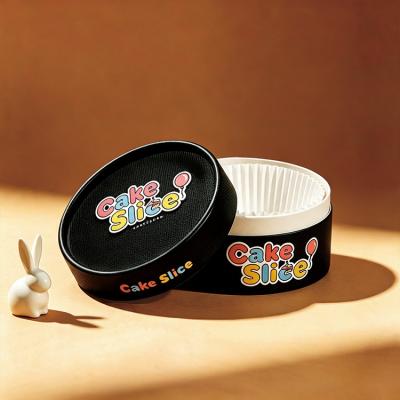 China Recyclable Cake Tube Box Food Grade Paper Canister For Cheesecake Bread for sale