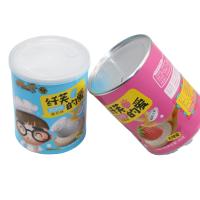 China Aluminum Foil Cylinder Paper Tube Food Grade Composite Cans For Nuts for sale
