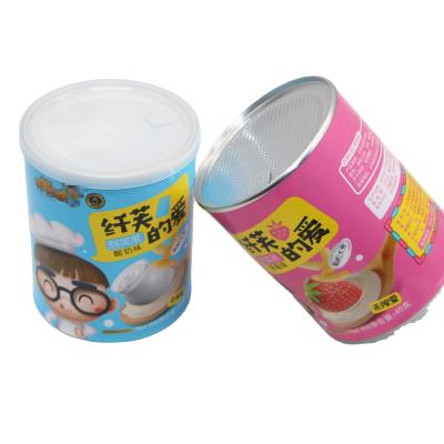 China Aluminum Foil Cylinder Paper Tube Food Grade Composite Cans For Nuts for sale